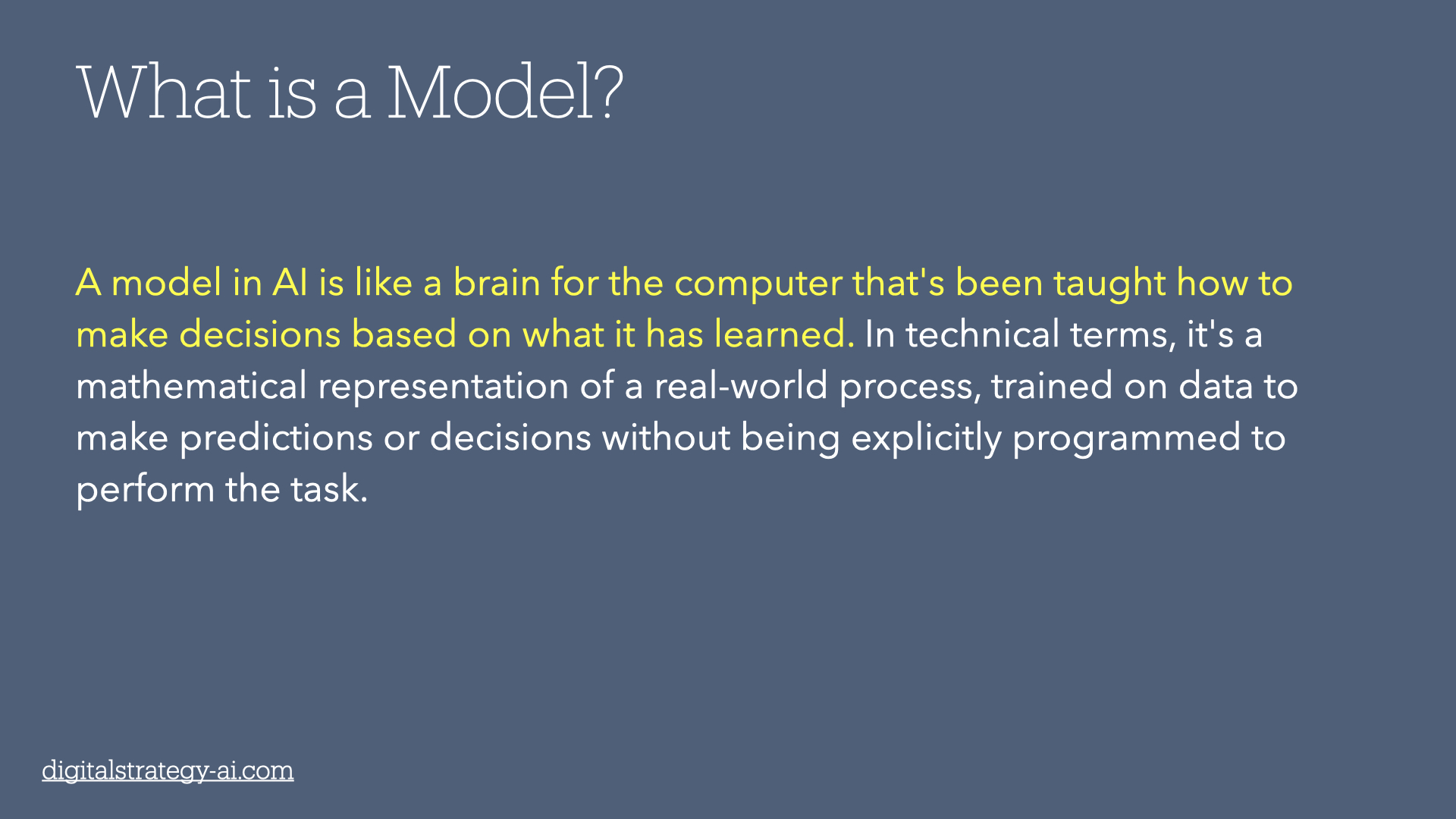 AI Glossary for Beginners – The Tech Society